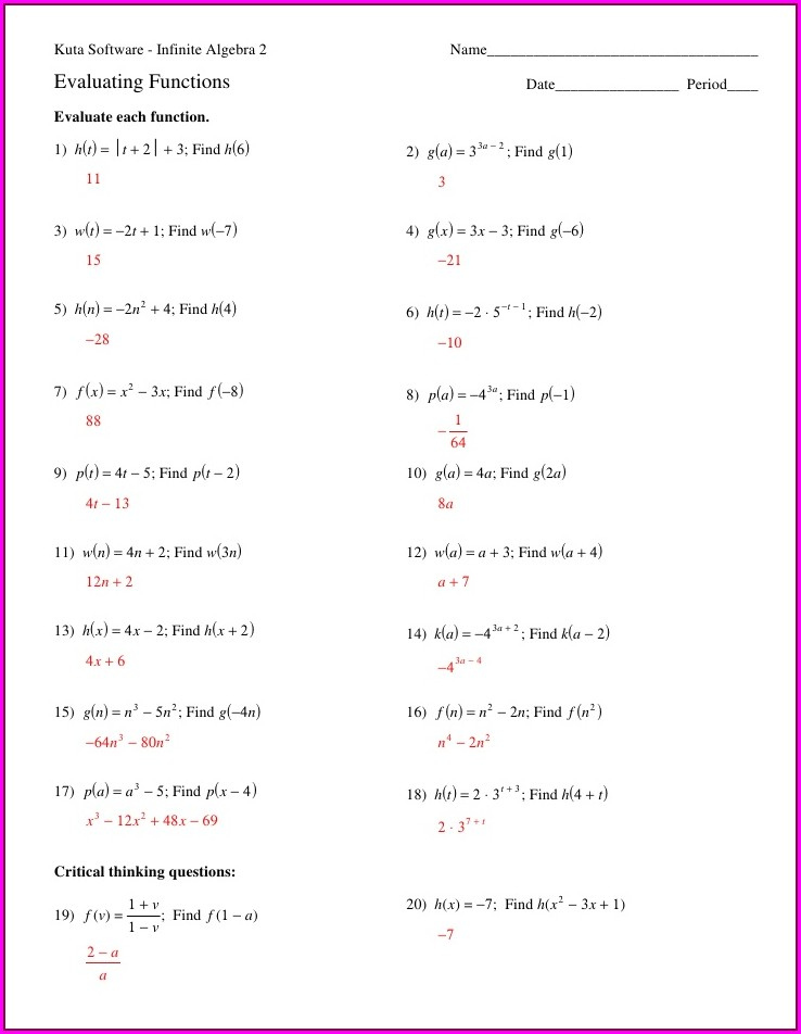 Order Of Operations Kuta 21 Gobal Creative Platform For Custom Order