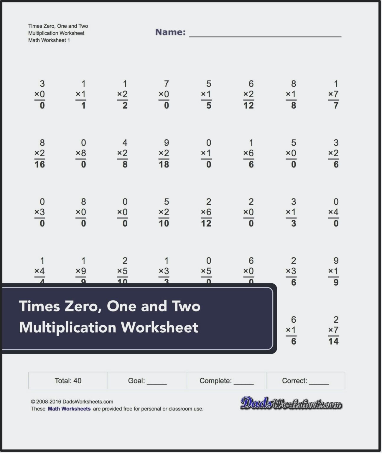 Math Aids Worksheets | Order of Operation Worksheets