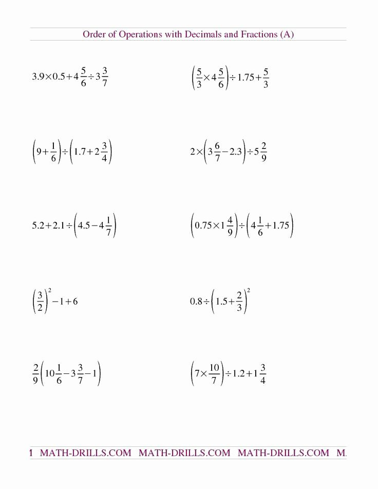5th Grade Pemdas Worksheets Order Operations Order Of Operation 5th Grade Pemdas Worksheets Order Operations Order Of Operation